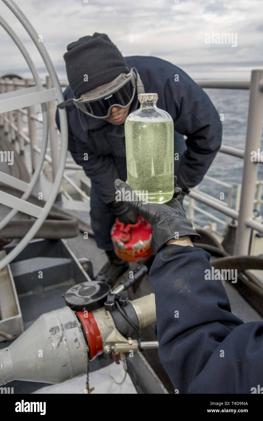 OCEAN (Mar. 20, 2019) Aviation Boatswain's Mate (Fuel) Airman Deion ...