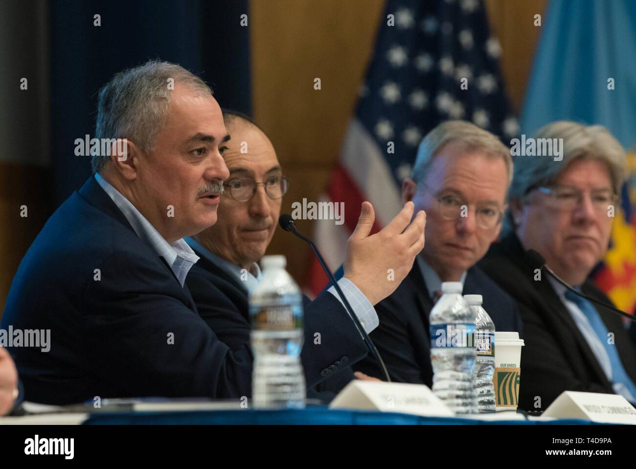 Defense Innovation Board member Milo Medin, vice president of wireless ...