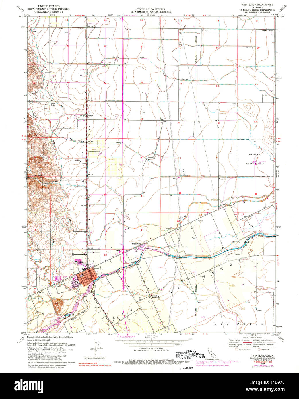 Map of winters Cut Out Stock Images & Pictures - Alamy