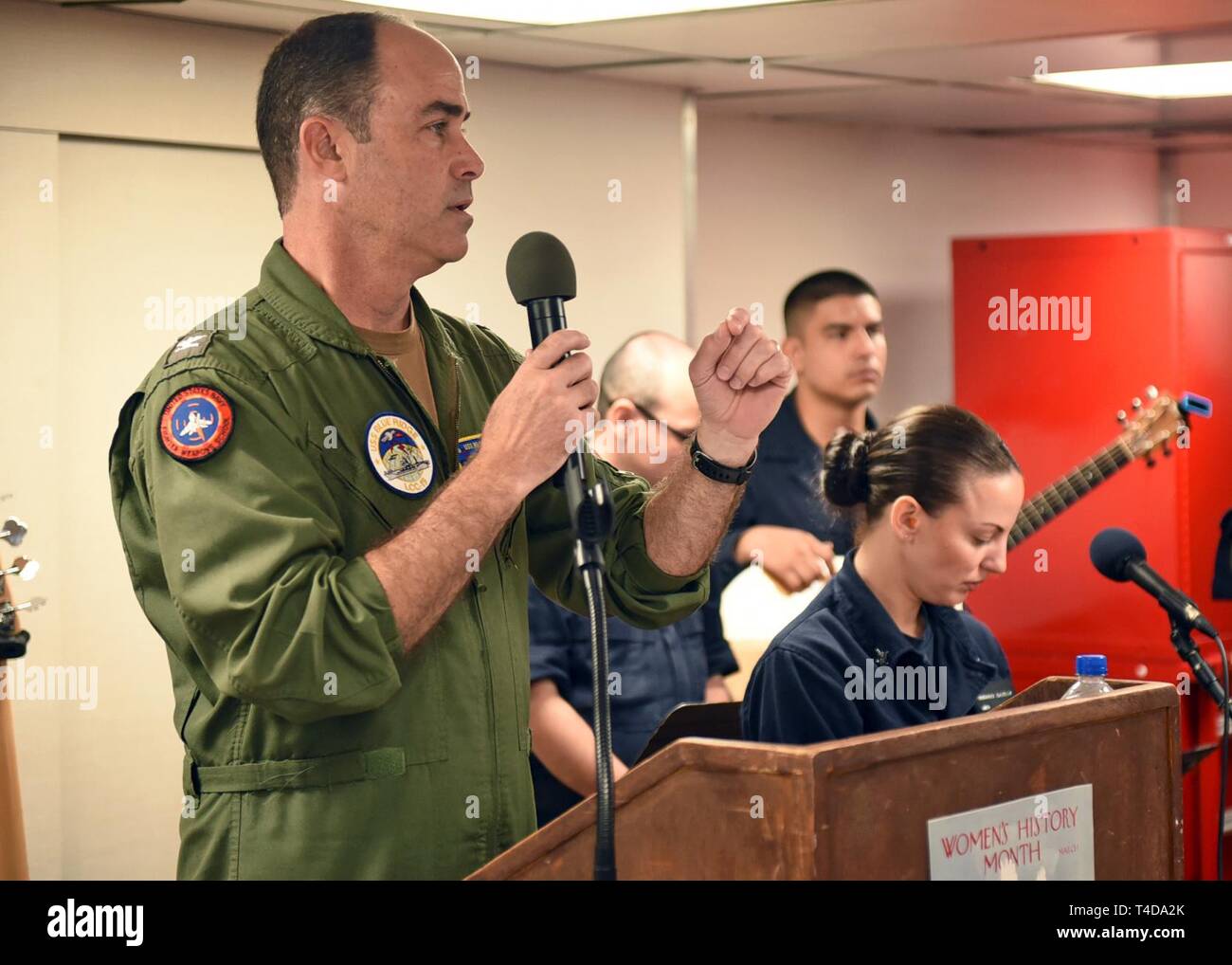 SOUTH CHINA SEA (March 22, 2019) - Capt. Eric J. Anduze, commanding ...
