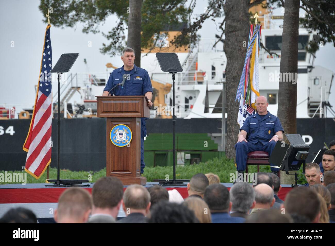 Coast Guard Commandant Adm. Karl Schultz delivers the 2019 State of the ...