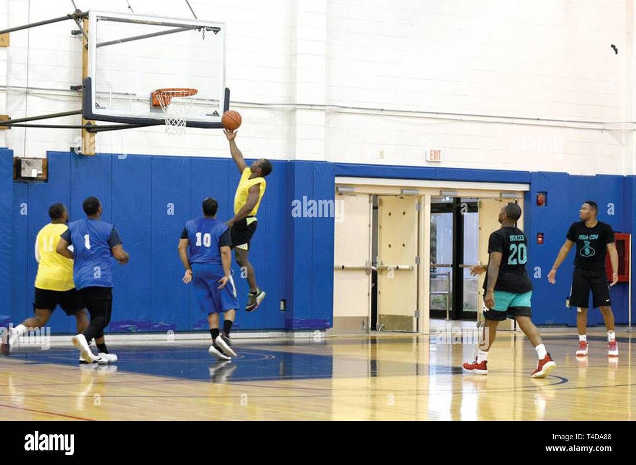 Fort Polk Intramural Basketball Championship High Resolution Stock ...