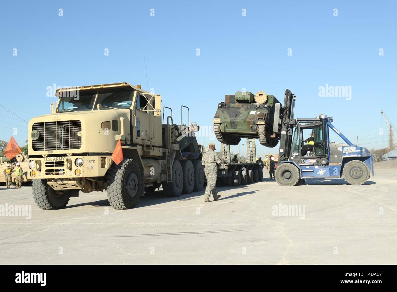 Wagonmaster Soldiers with the 96th Transportation Company, 553rd Combat ...