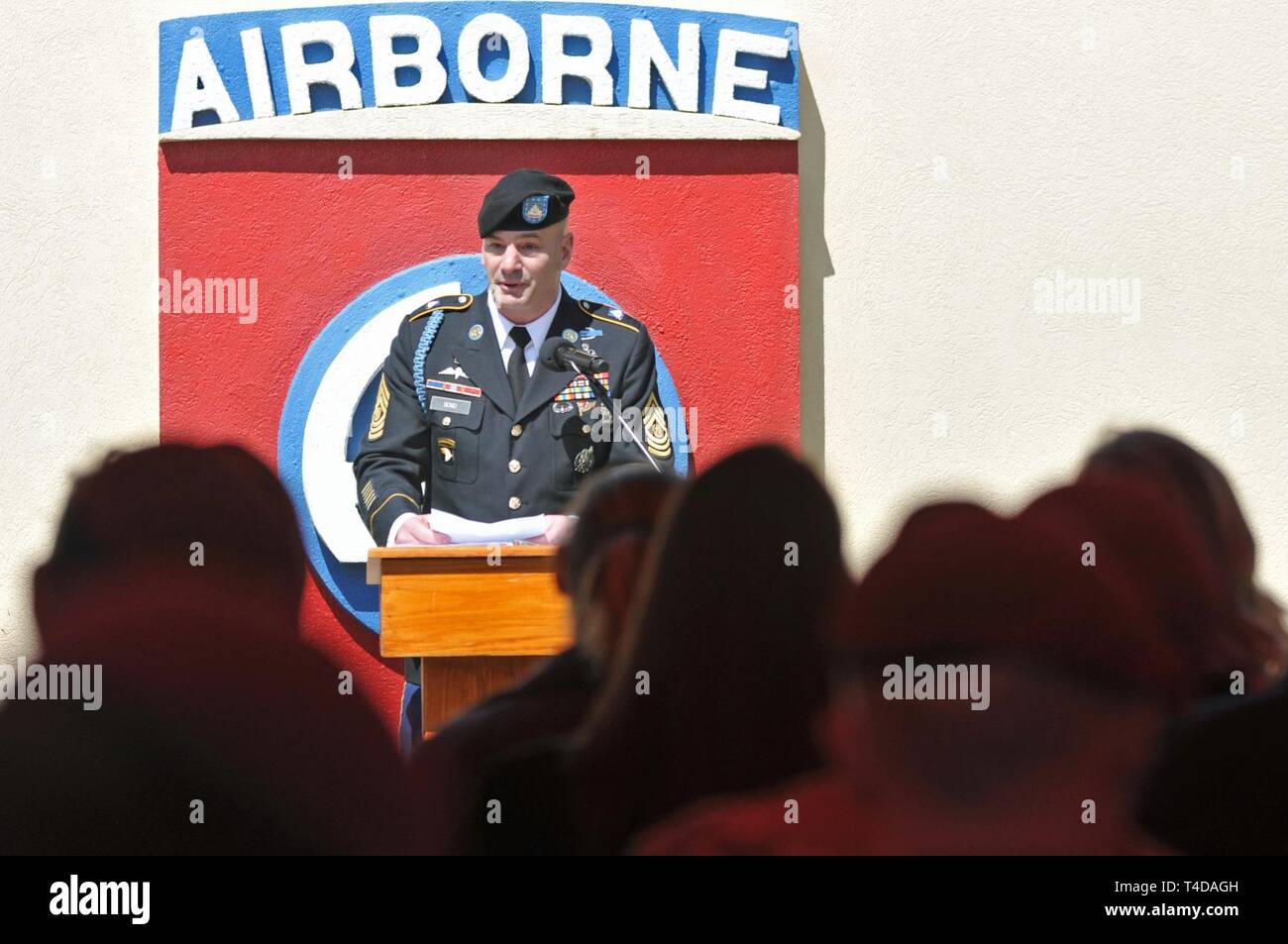 Command Sgt. Maj. Jeffery Bond, a survivor of the 1994 Green Ramp ...