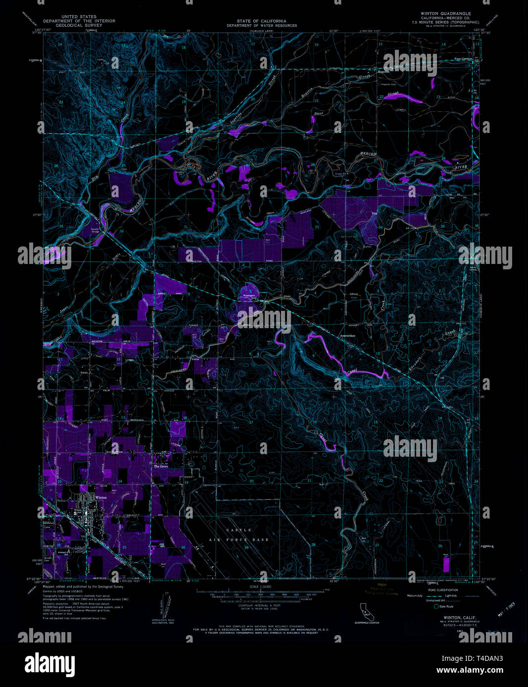 Winton map hi-res stock photography and images - Alamy
