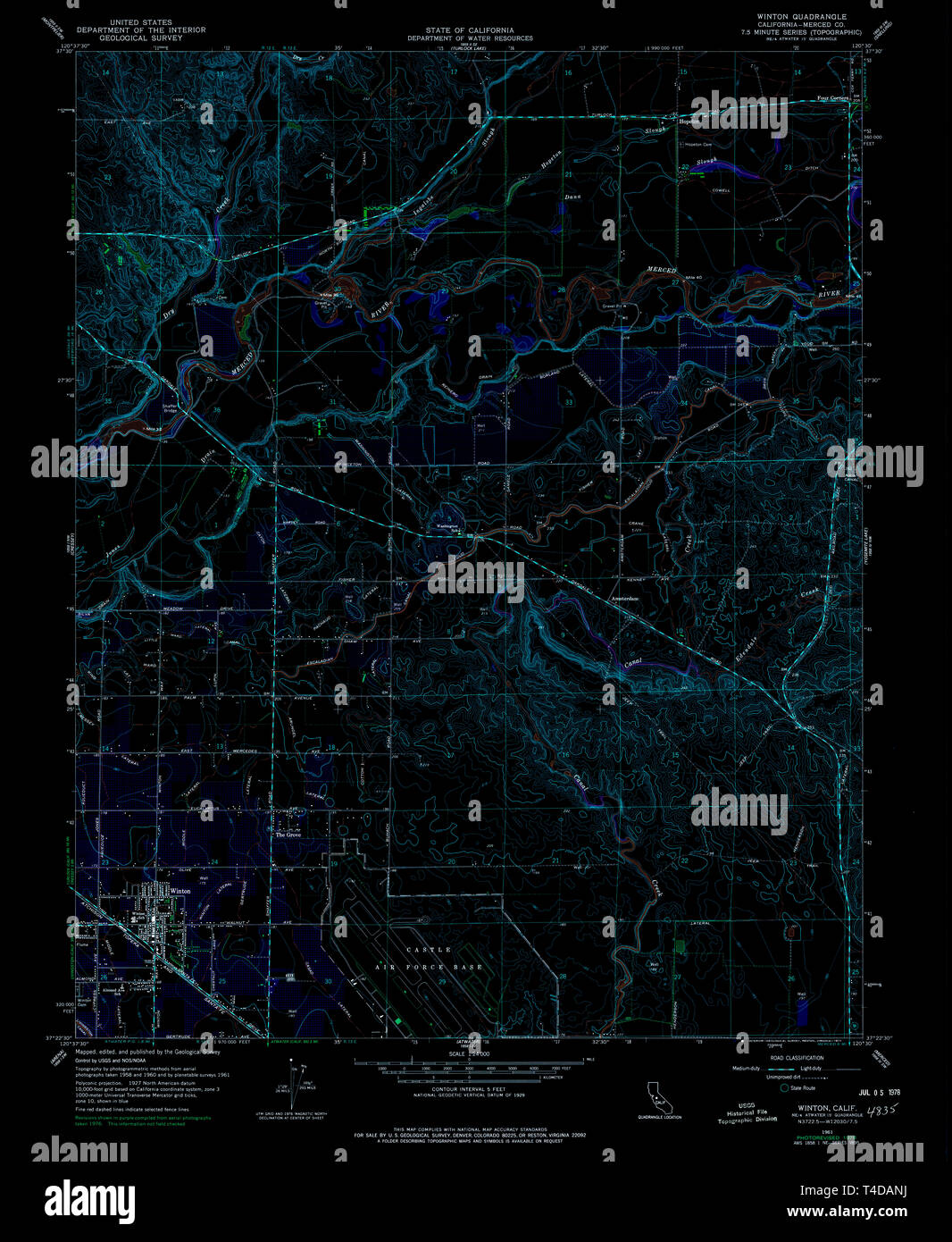 Winton map hi-res stock photography and images - Alamy
