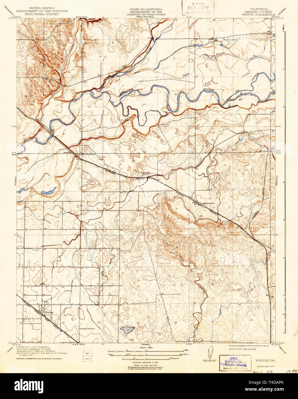 Winton map hi-res stock photography and images - Alamy