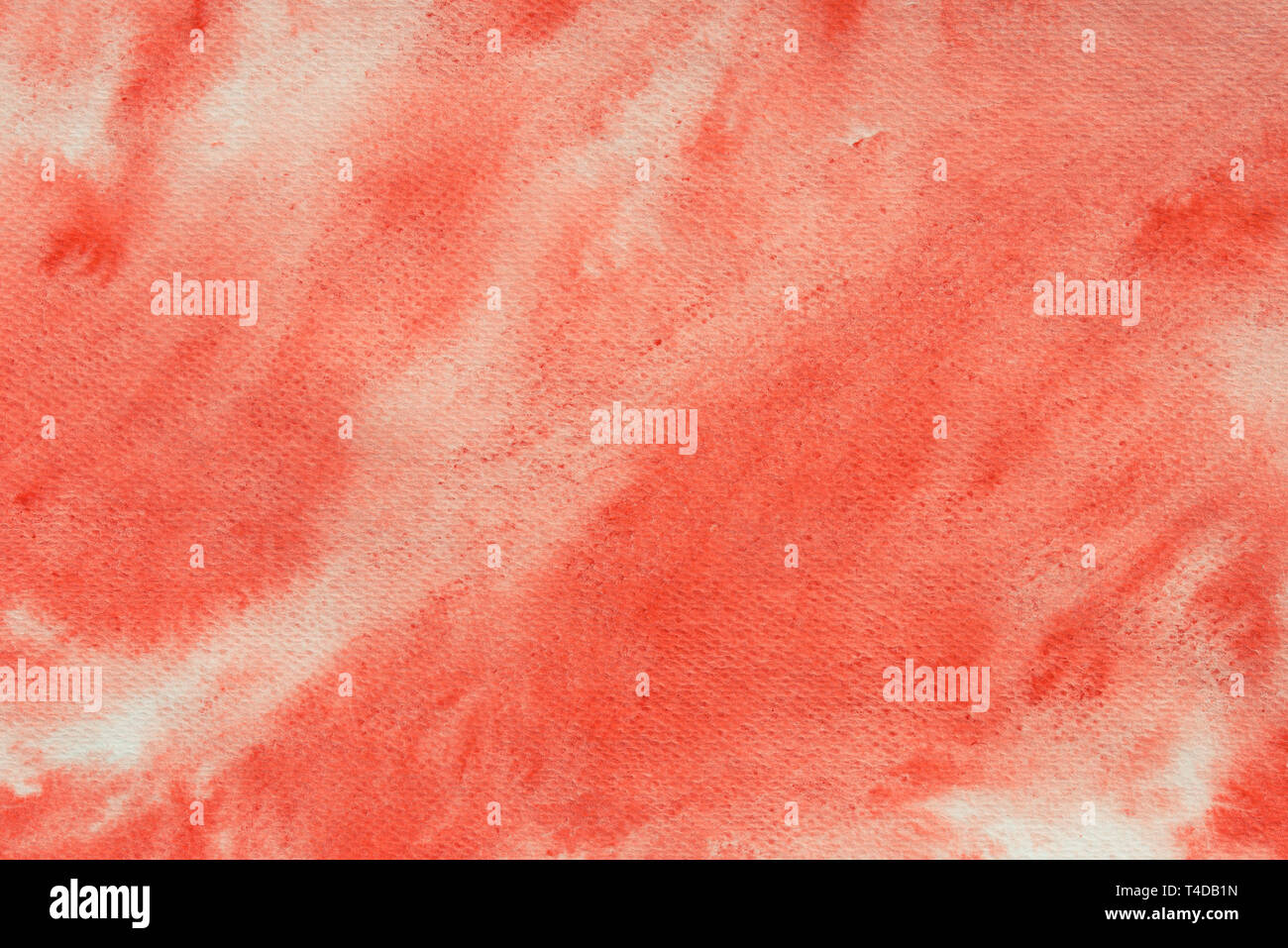 red color watercolor pastel painted on paper background texture Stock ...