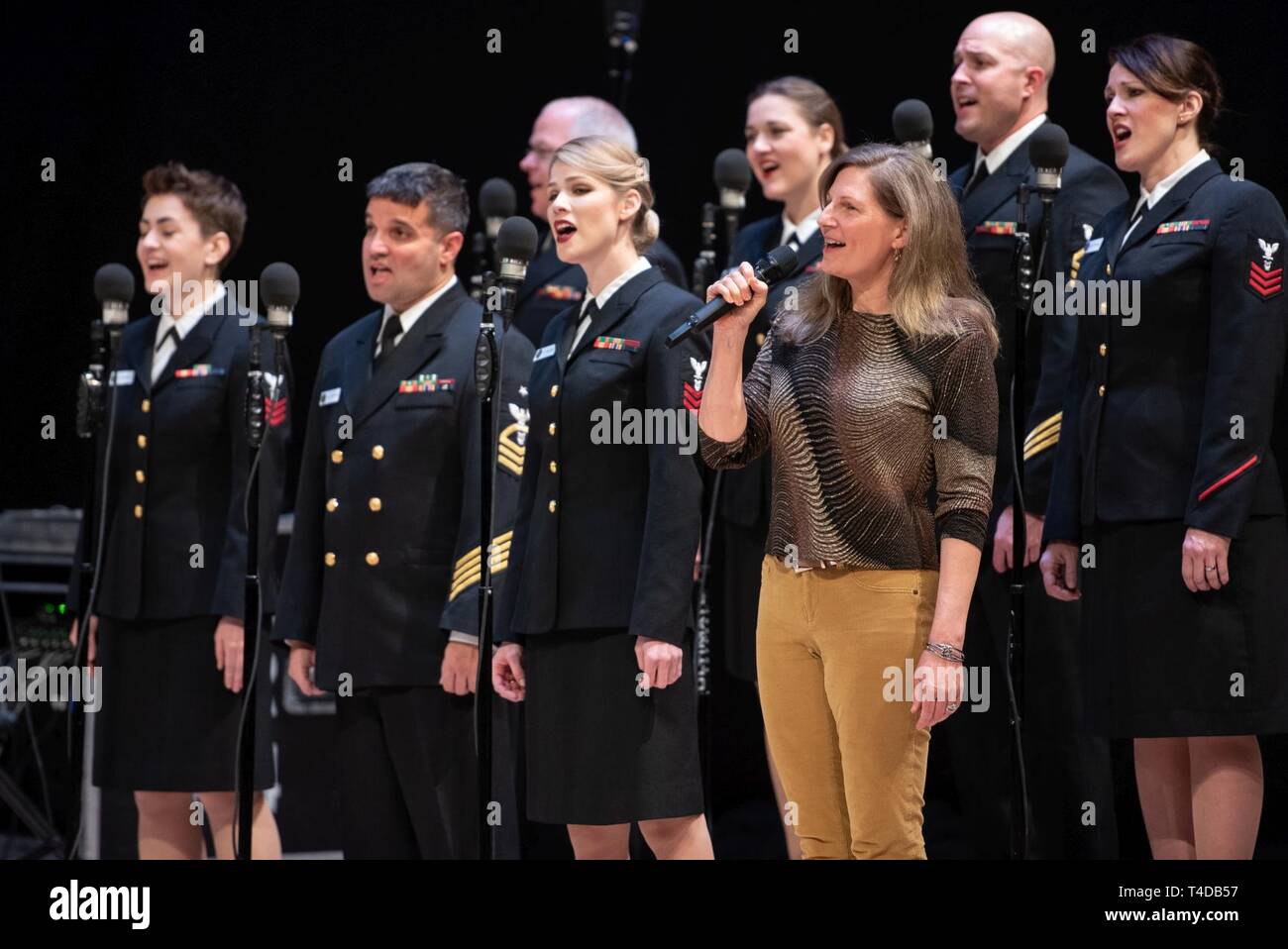 LYNCHBURG, Va. (March 23, 2019) Retired Senior Chief Musician Georgina ...