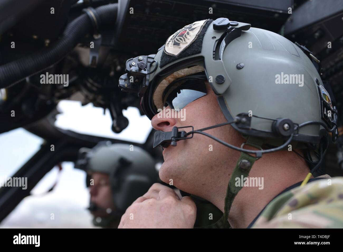 Chief Warrant Officer 3 Bill Score a UH-60 Blackhawk helicopter pilot ...