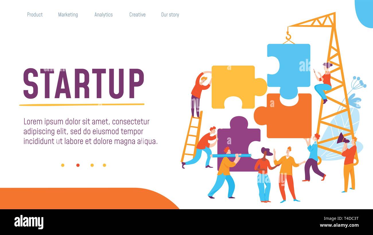 Working process vector illustration Stock Vector Images - Alamy