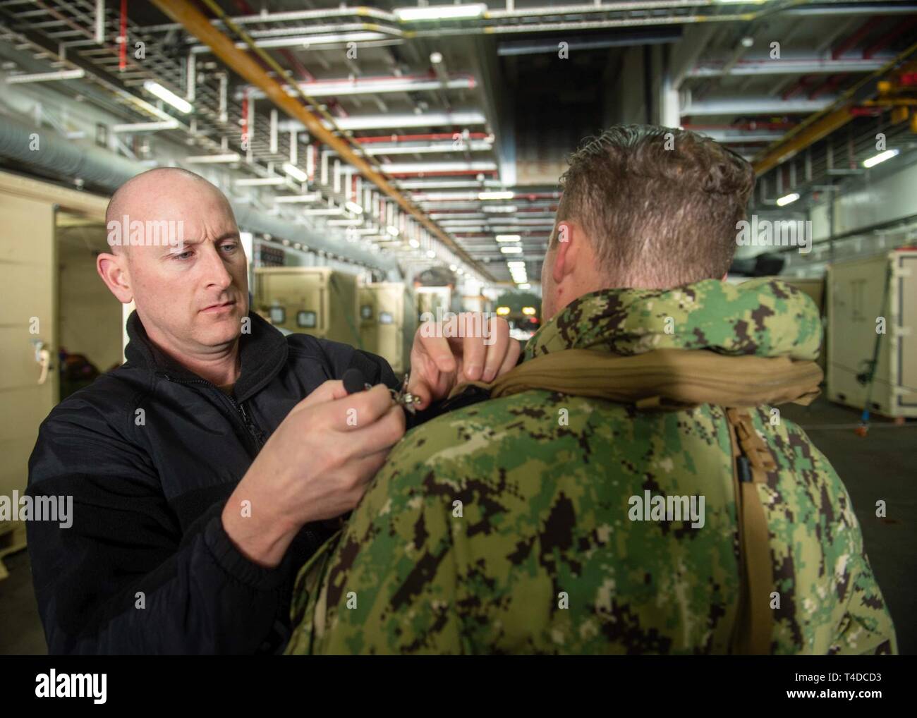ATLANTIC OCEAN (March 23, 2019) Lt. Cmdr. Rob Summers, assigned to ...