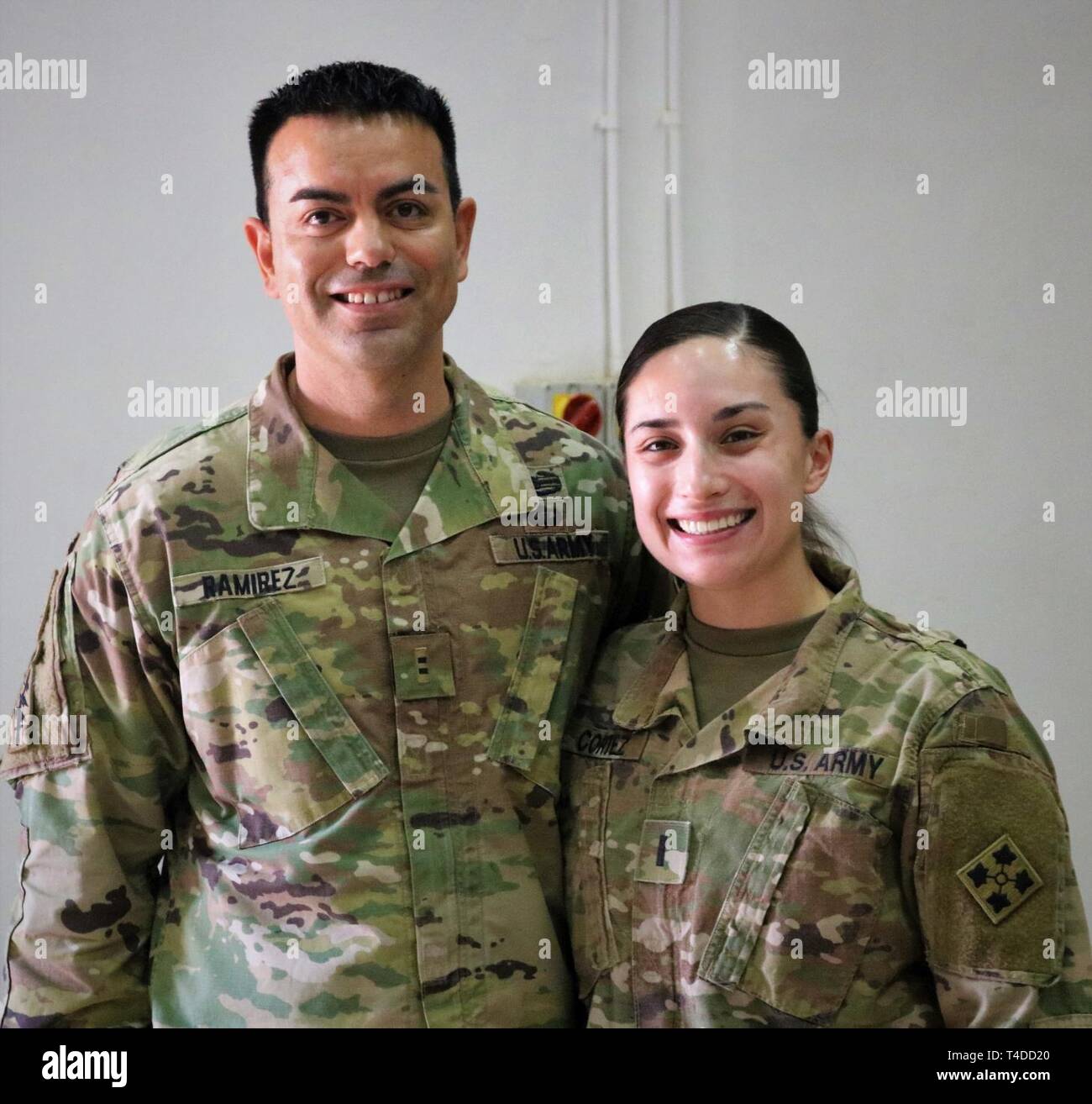 Chief Warrant Officer 2 Jorge Ramirez and 1st Lt. Elizabeth Cortez ...