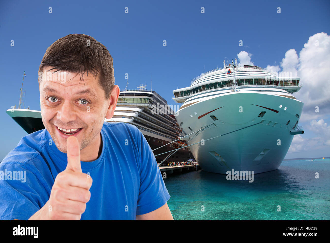 Man luxury cruise hi-res stock photography and images - Alamy