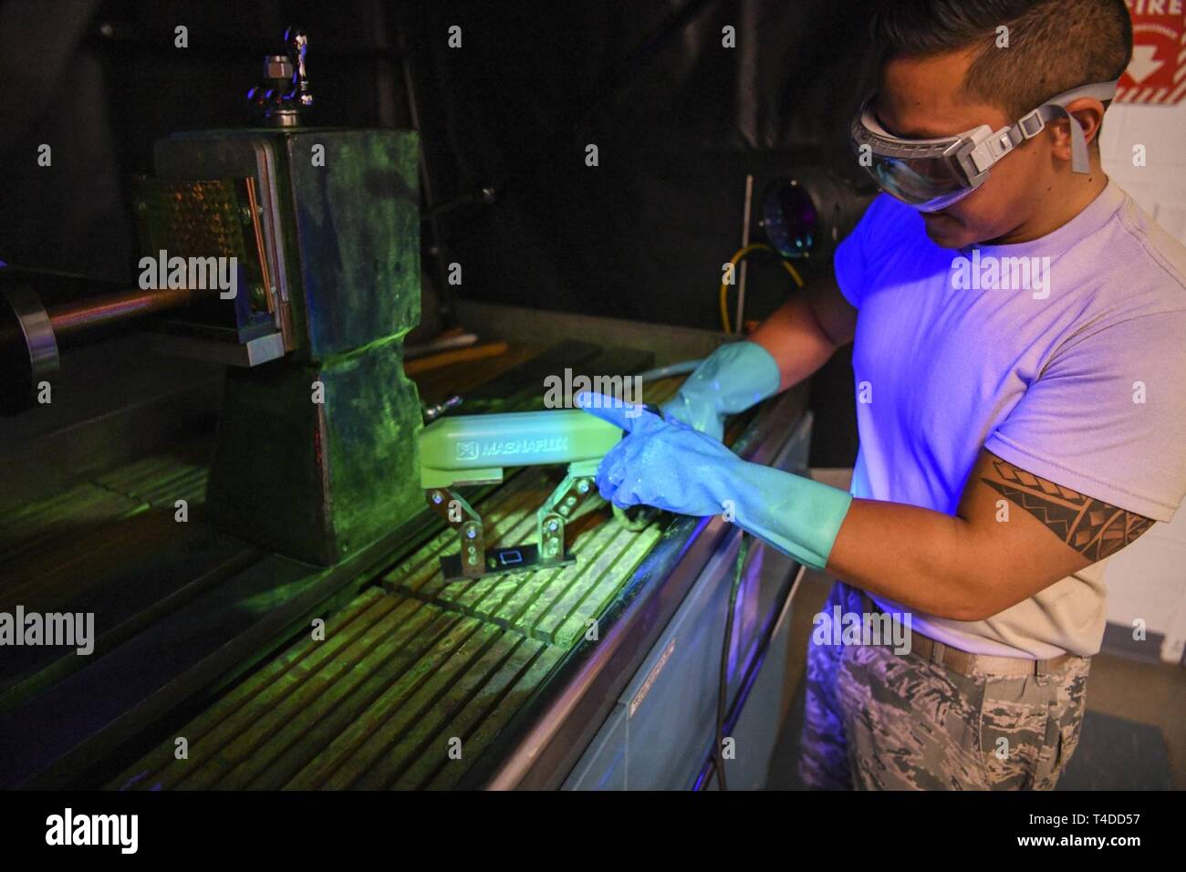 Staff Sergeant Paul Sim, 104th Maintenance Group nondestructive ...