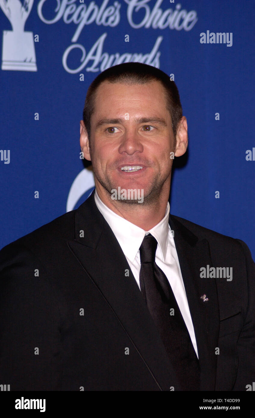 LOS ANGELES, CA. January 11, 2004: JIM CARREY at the 30th Annual People ...