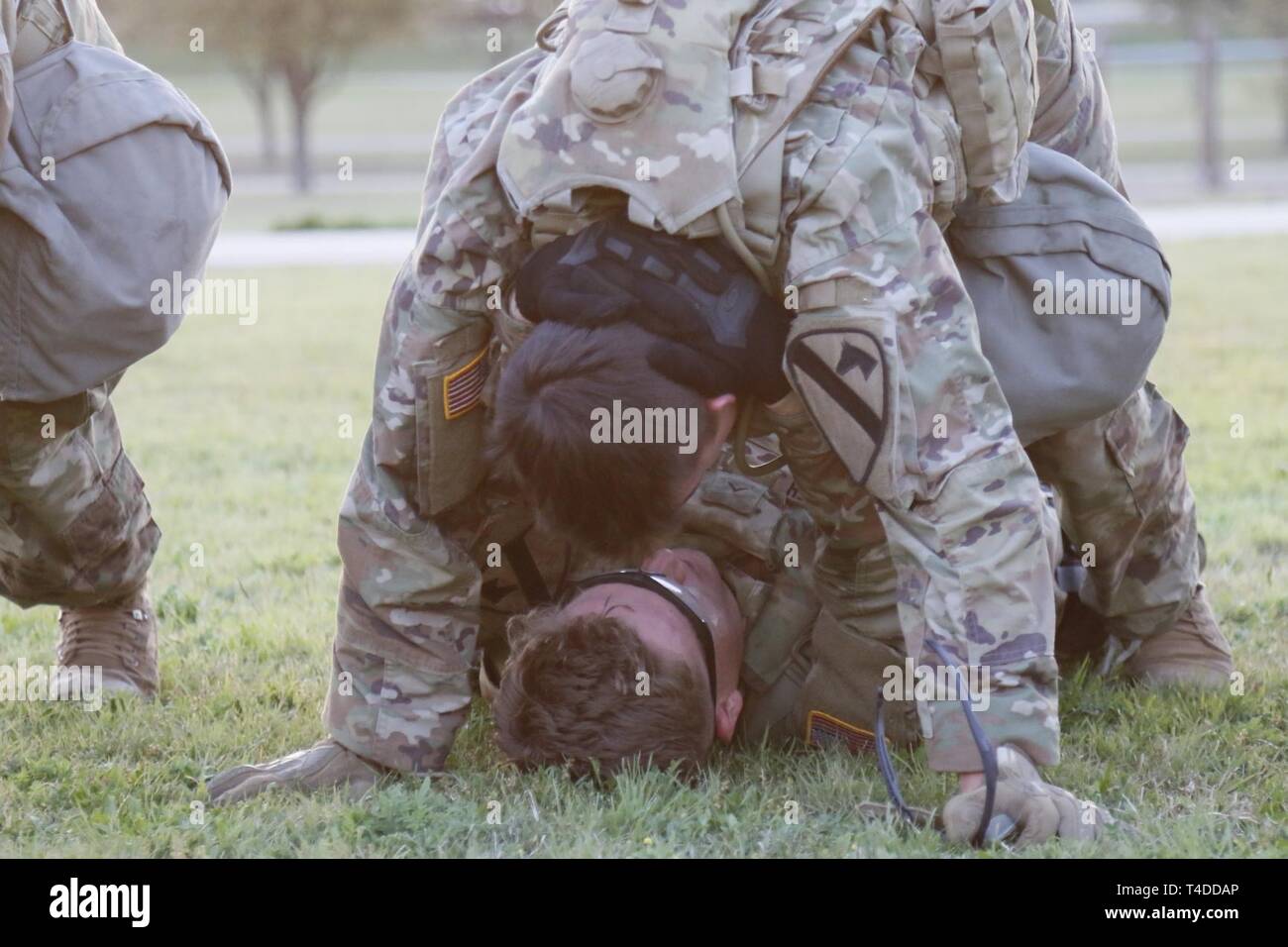Soldiers from Bravo Company, 2nd Battalion 7th Cavalry Regiment, 3rd ...