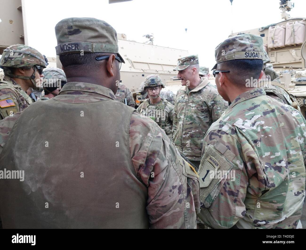 Col. Patrick Michaelis, the commander of the Mission Command Element ...