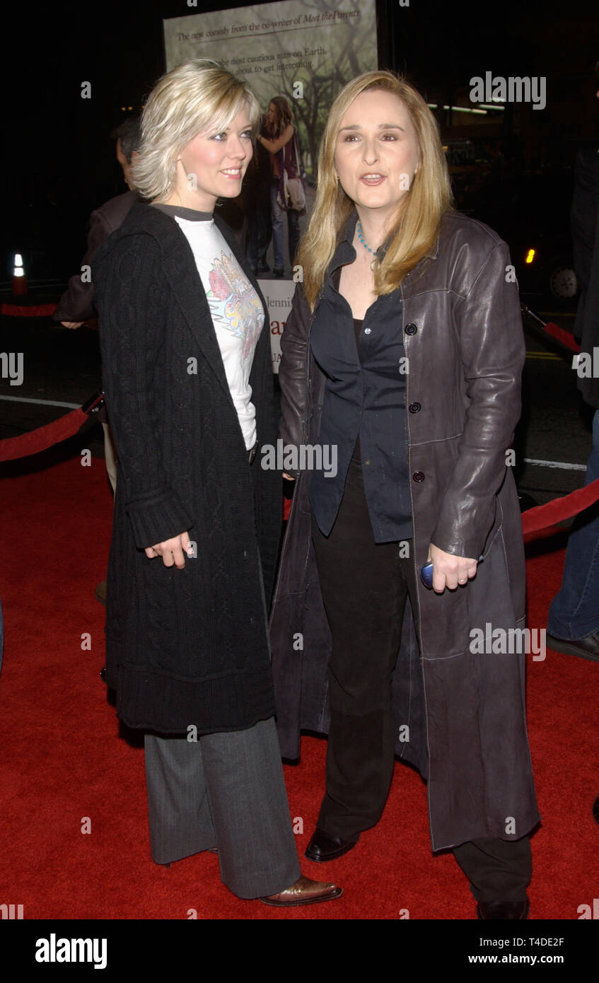 LOS ANGELES, CA. January 12, 2004: Singer MELISSA ETHERIDGE & partner ...