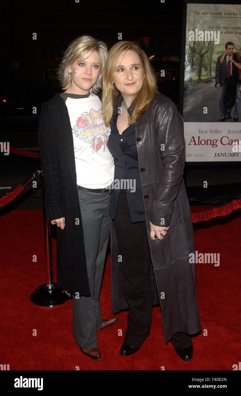 LOS ANGELES, CA. January 12, 2004: Singer MELISSA ETHERIDGE & partner ...