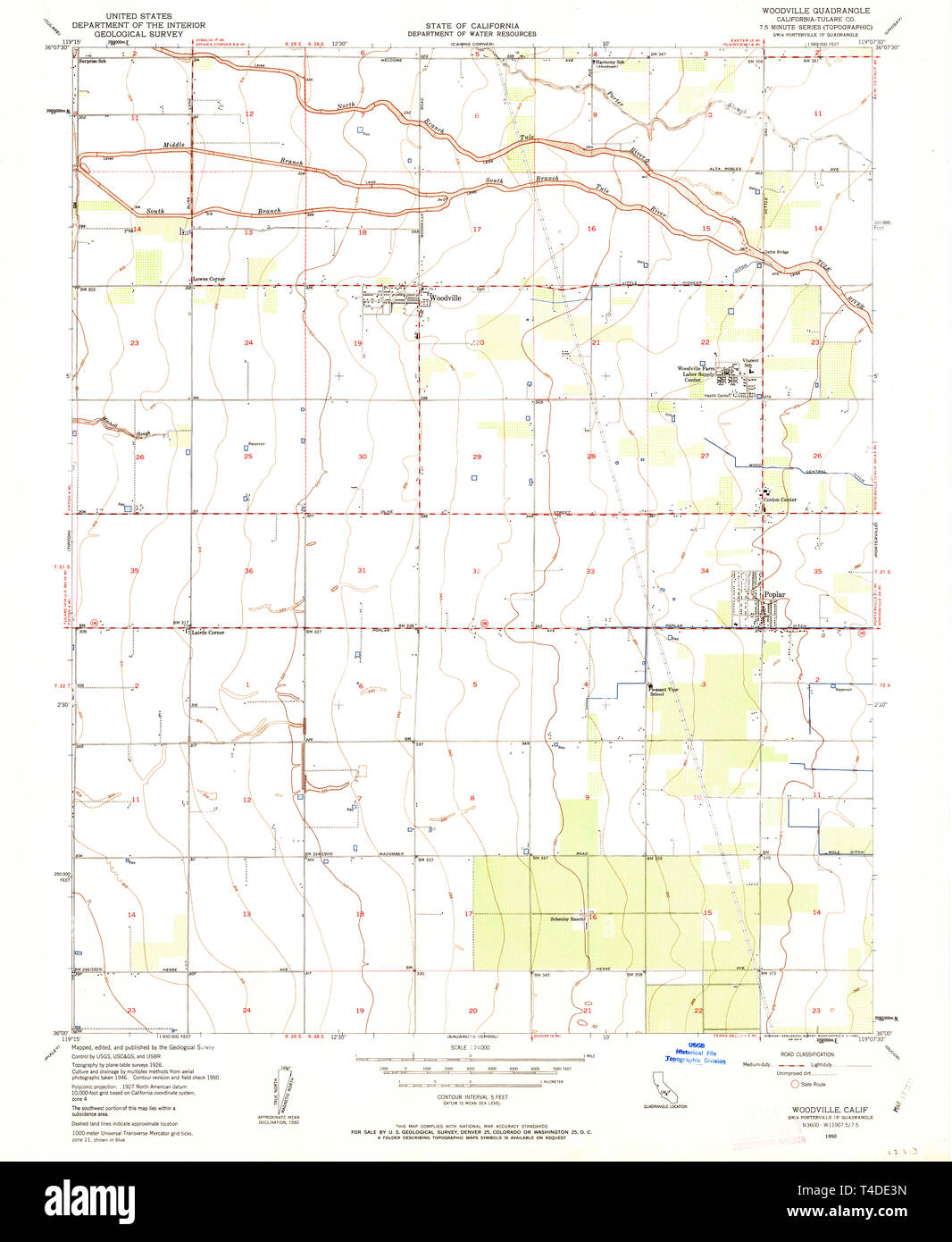 Woodville map hi-res stock photography and images - Alamy