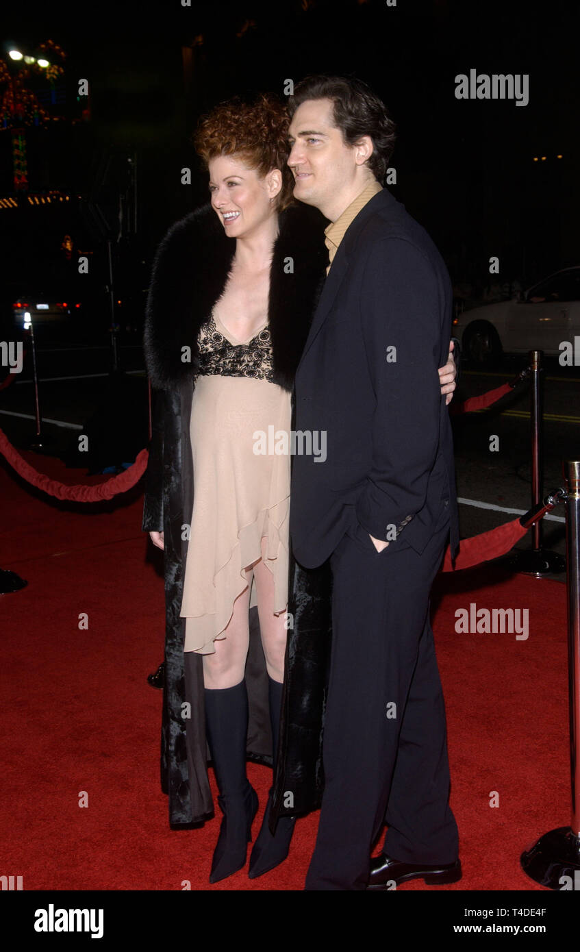 LOS ANGELES, CA. January 12, 2004: DEBRA MESSING & husband DANIEL ...