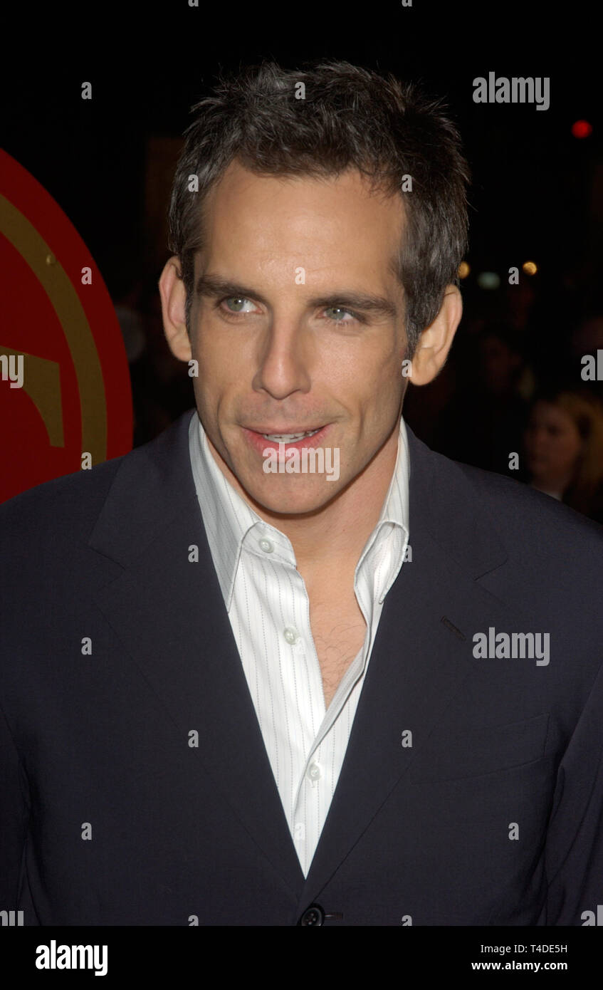 LOS ANGELES, CA. January 12, 2004: Actor BEN STILLER at the world ...
