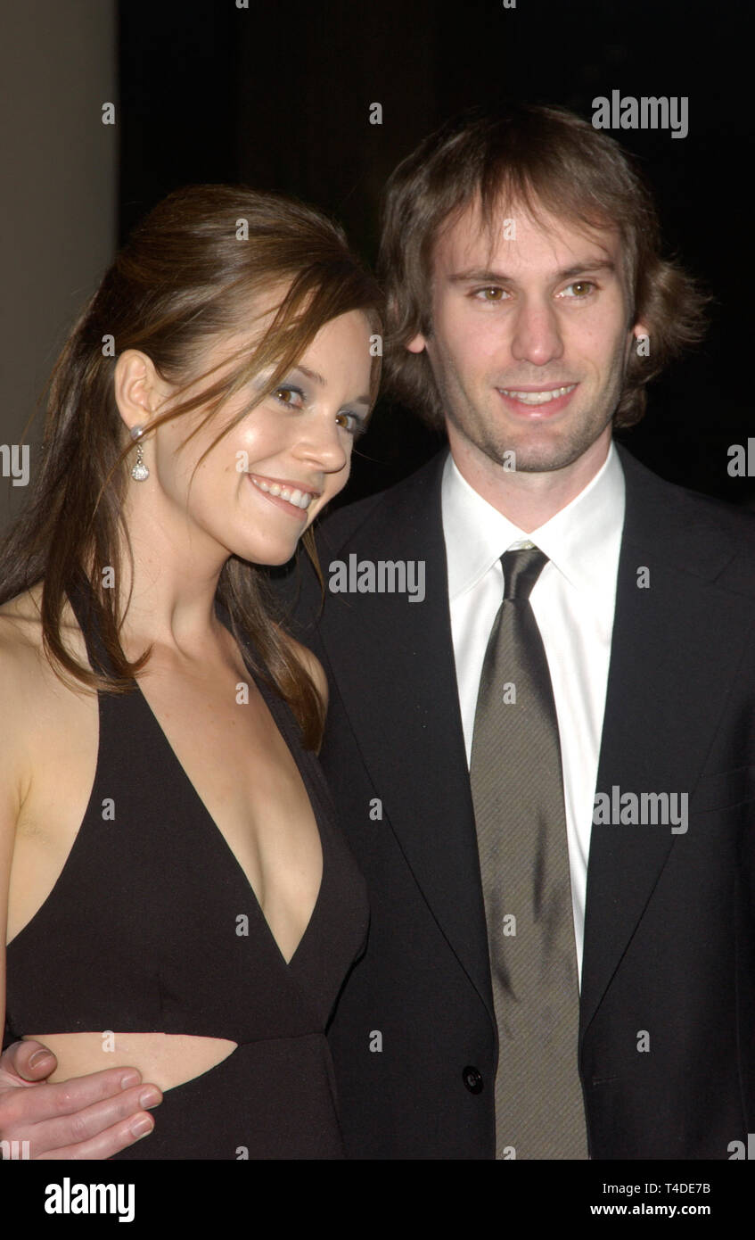 LOS ANGELES, CA. January 17, 2004: RACHEL BOSTON & boyfriend BRAD ...