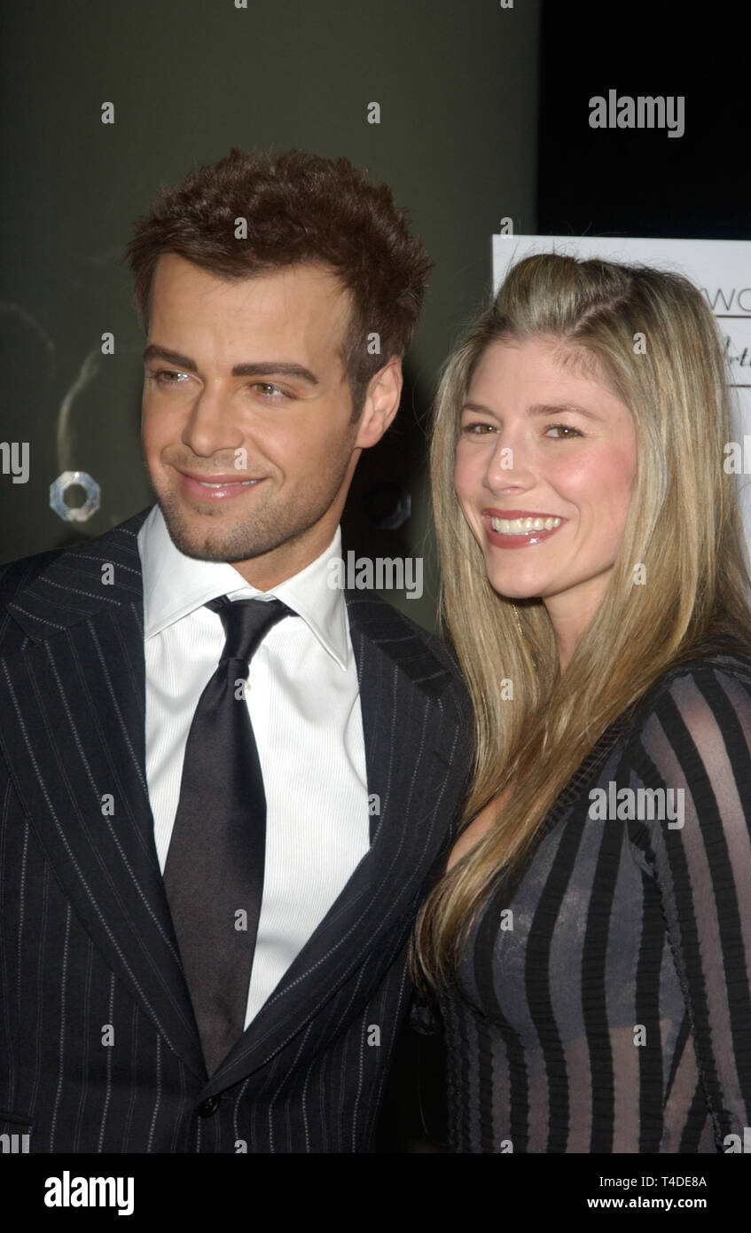 LOS ANGELES, CA. January 17, 2004: JOE LAWRENCE & wife MICHELLE at the ...