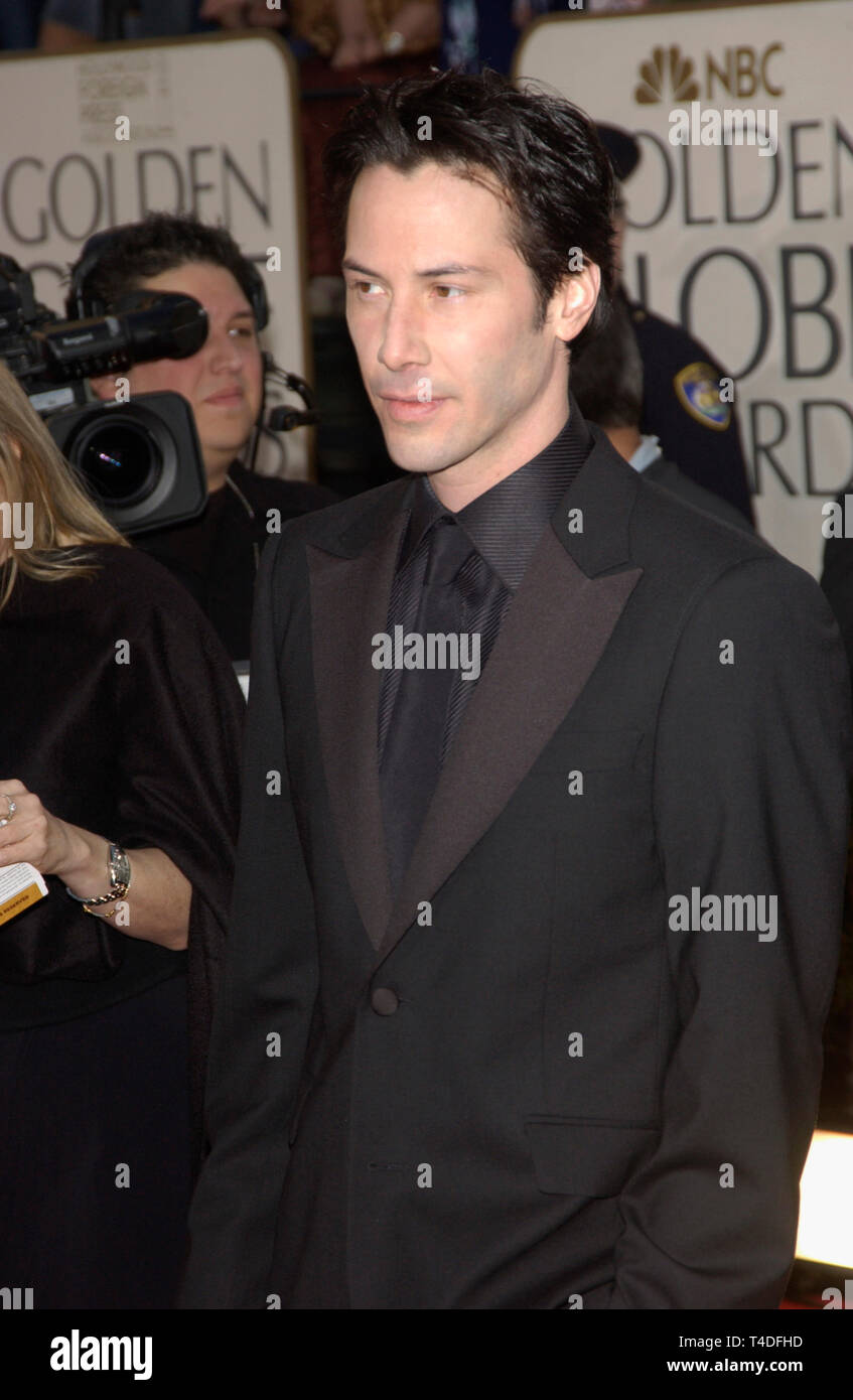 LOS ANGELES, CA. January 25, 2004: KEANU REEVES at the 61st Annual ...