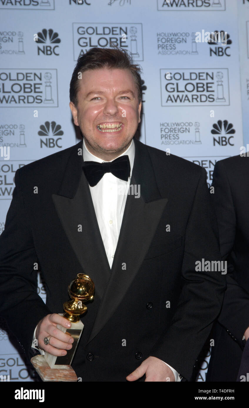 LOS ANGELES, CA. January 25, 2004: RICKY GERVAIS at the 61st Annual ...