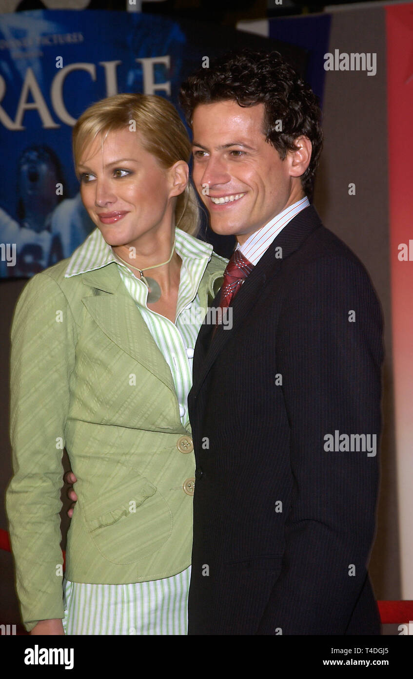 LOS ANGELES, CA. February 02, 2004: Actor IOAN GRUFFUDD & actress ALICE ...
