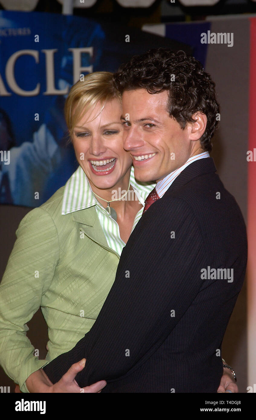 LOS ANGELES, CA. February 02, 2004: Actor IOAN GRUFFUDD & actress ALICE ...
