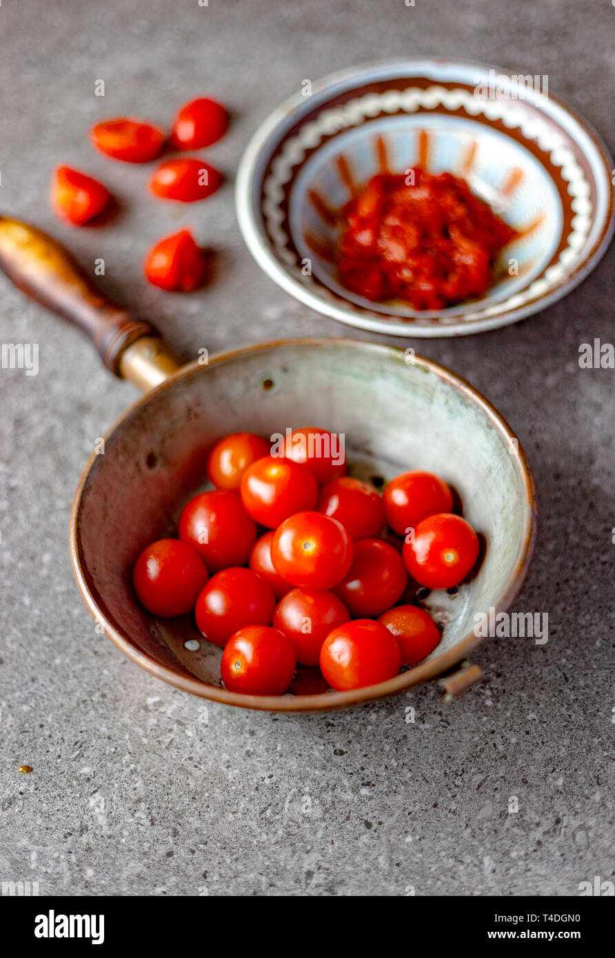 Pureed tomatoes hi-res stock photography and images - Alamy