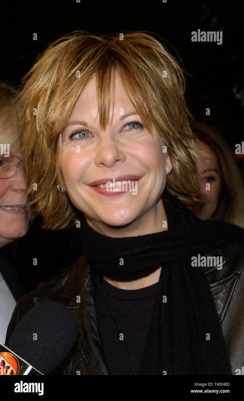 LOS ANGELES, CA. February 11, 2004: Actress MEG RYAN at the world ...