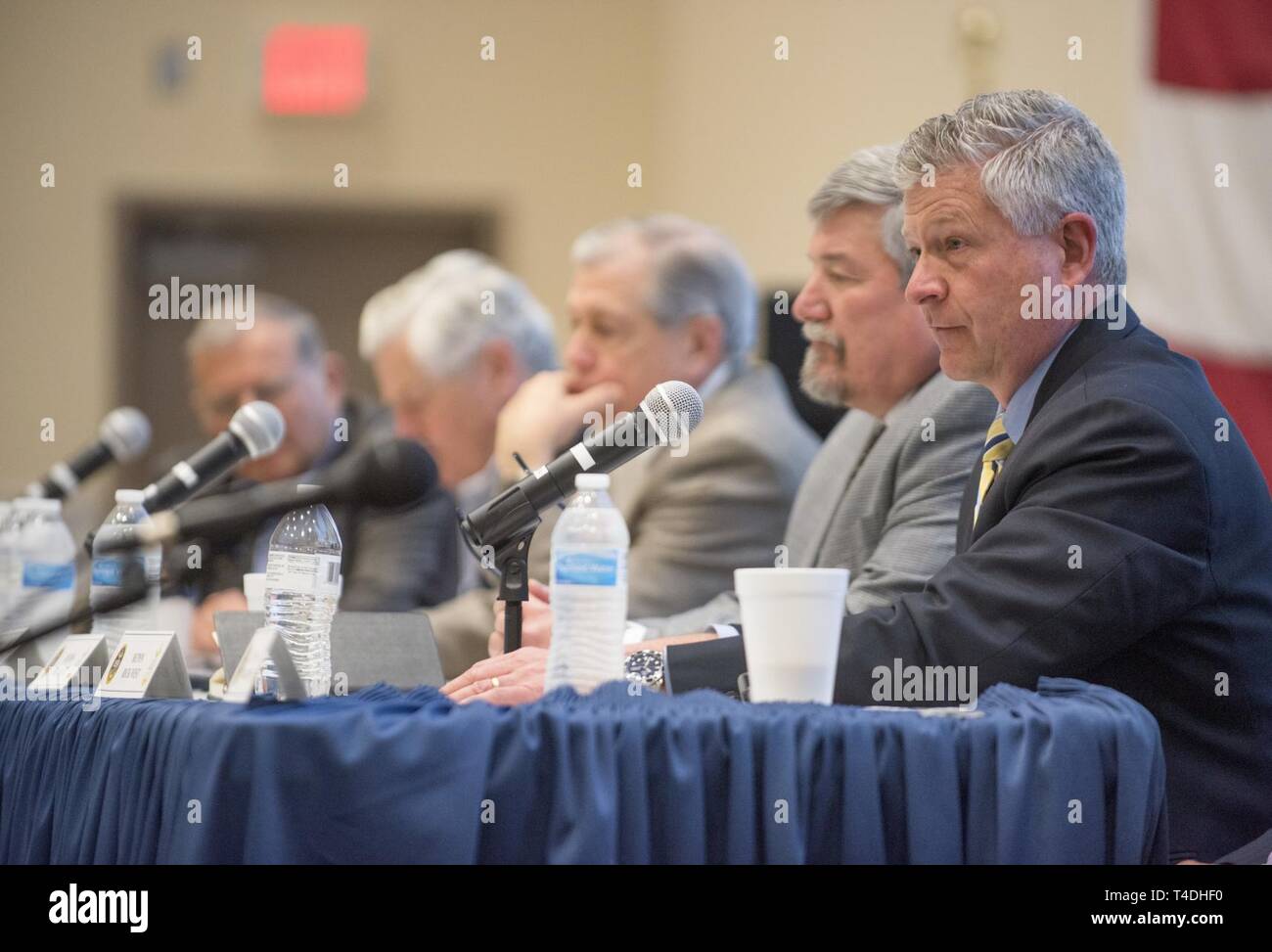 SUFFOLK, Va. (March 28, 2019) Retired Master Chief Petty Officer of the ...