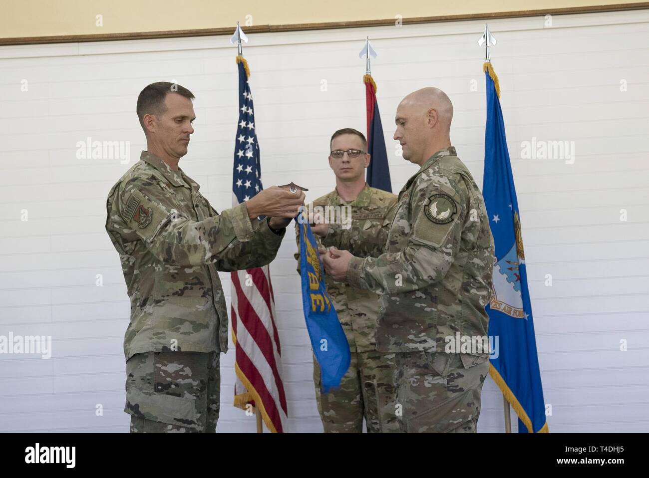 Col. Daniel Roesch, 36th Contingency Response Group commander, and Lt ...