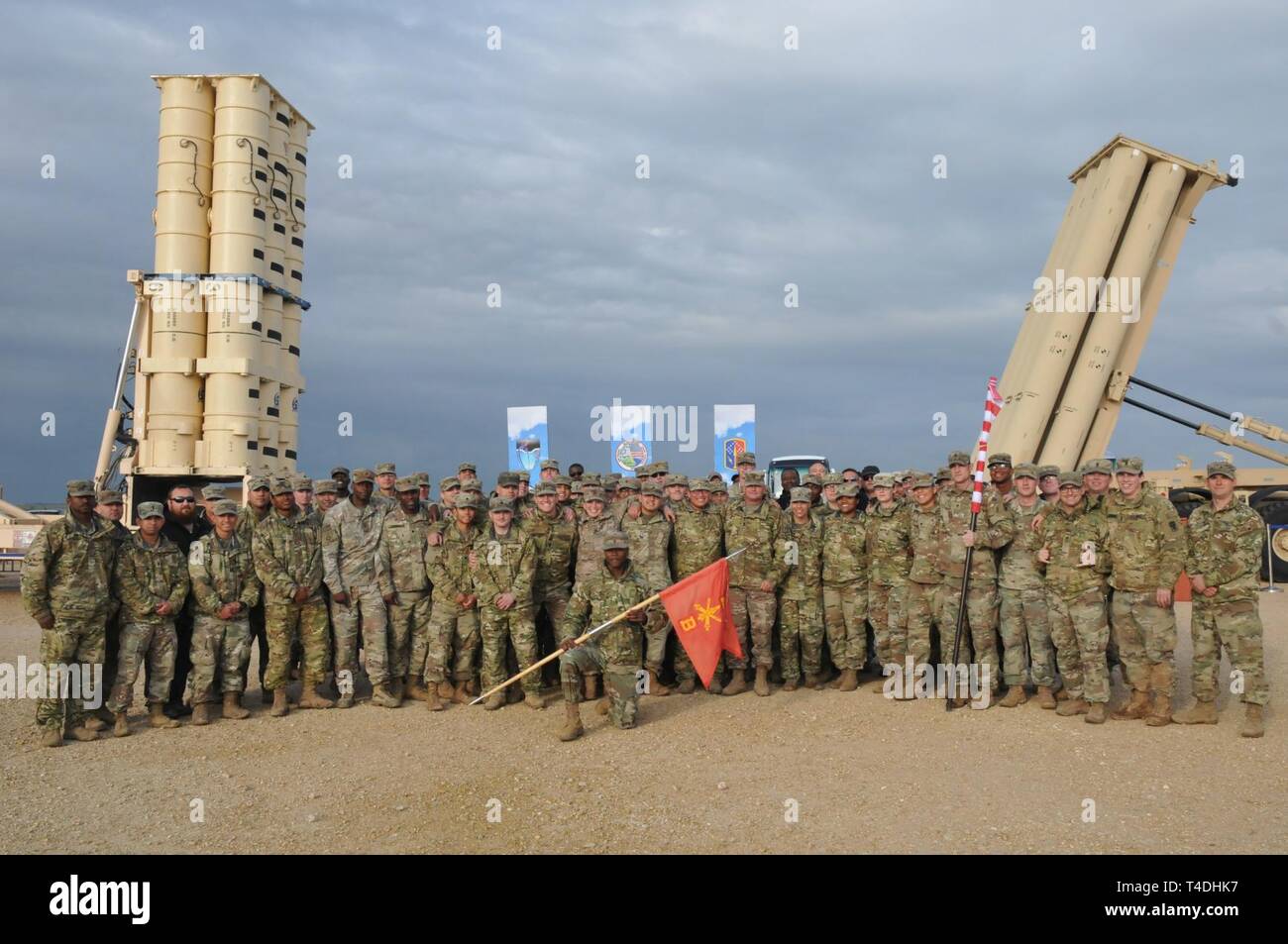 U.S. Army Soldiers pose for a photo during a closing ceremony for the ...