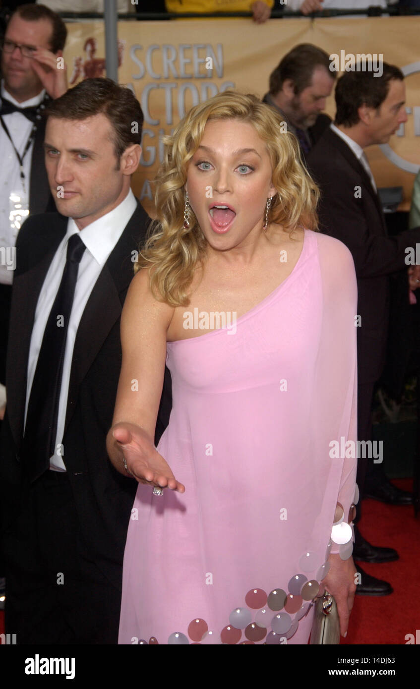 LOS ANGELES, CA. February 22, 2004: Law & Order star ELISABETH ROHM ...