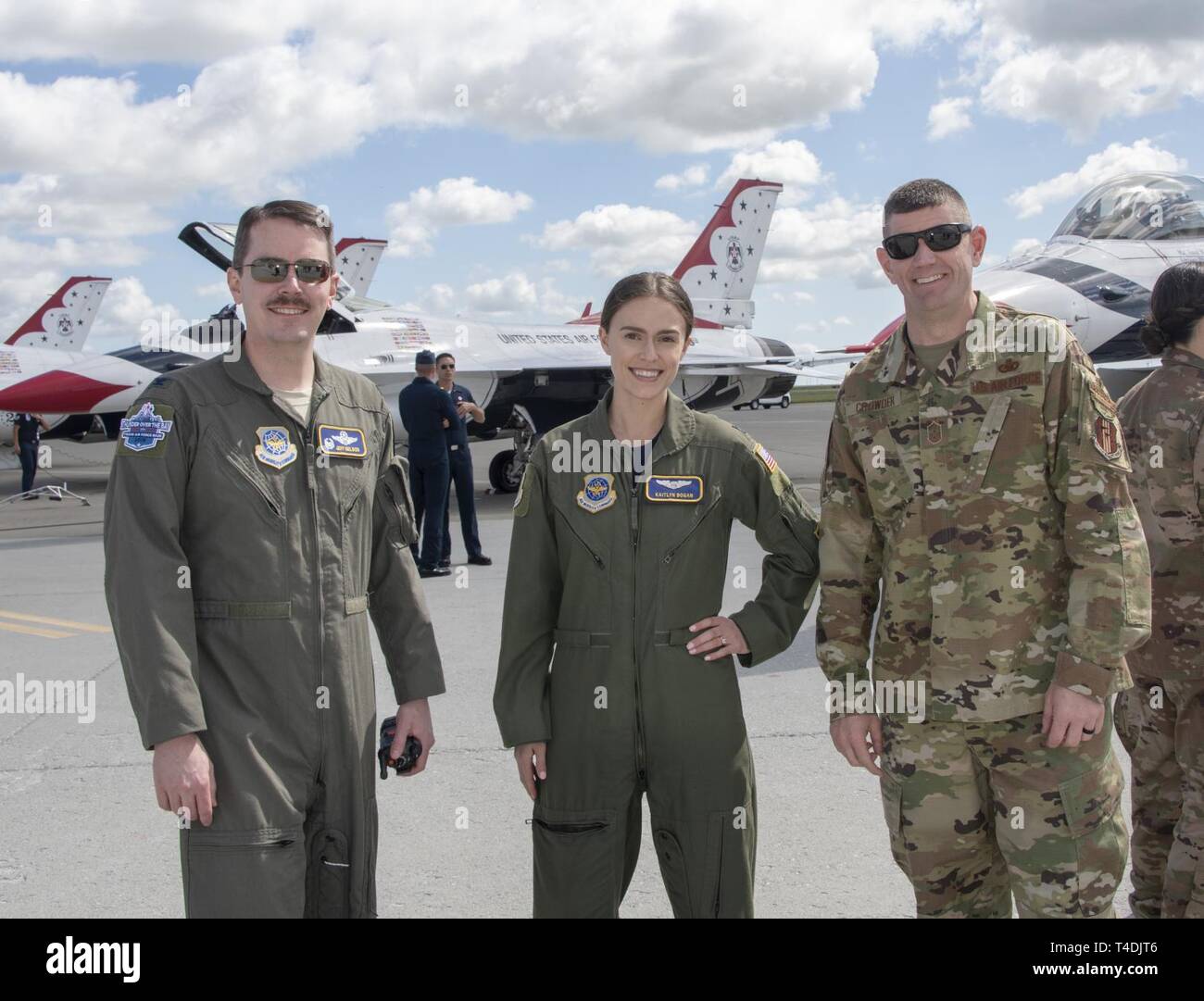 U.S. Air Force Col. Jeffrey Nelson, left, 60th Air Mobility Wing ...