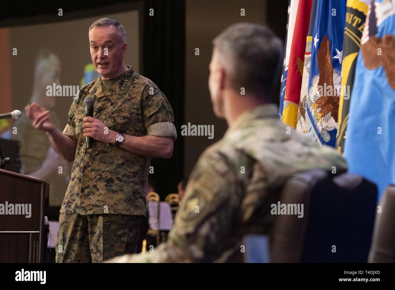 The chairman of the Joint Chiefs of Staff, Marine Corps Gen. Joseph F ...
