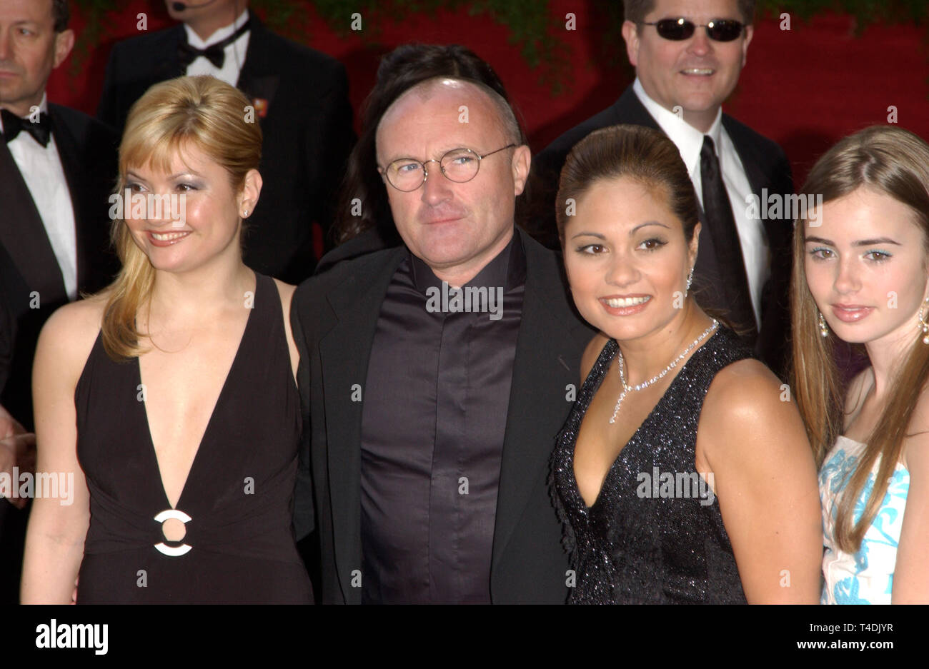 LOS ANGELES, CA. February 29, 2004: PHIL COLLINS & family at the 76th ...