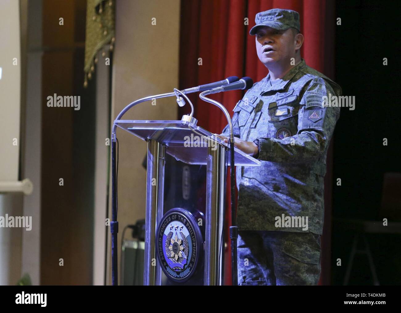 Armed Forces of the Philippines Lt. Gen. Gilbert Gapay, commander, AFP ...