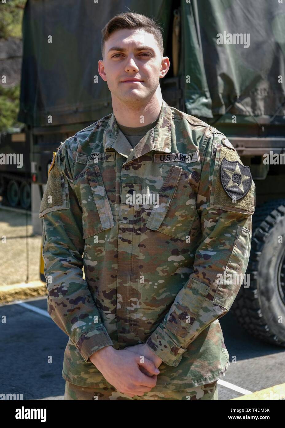 Spc. Joseph Dzik, fire control specialist, native of Chicago, Ill ...