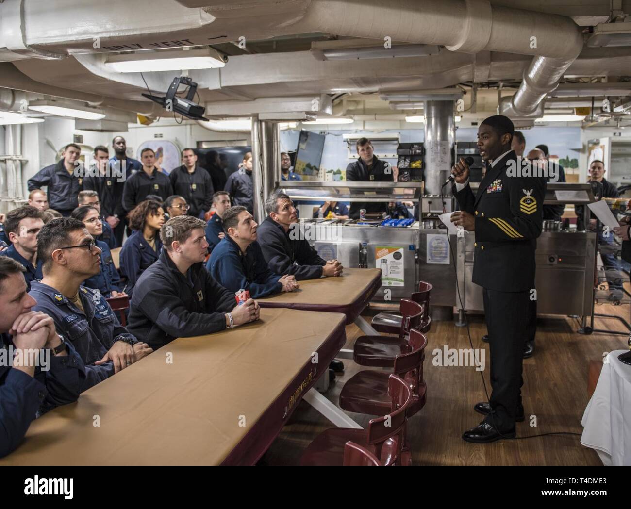 190329-N-KA046-0013 NORTH CHANNEL (March 29, 2019) Chief Culinary ...