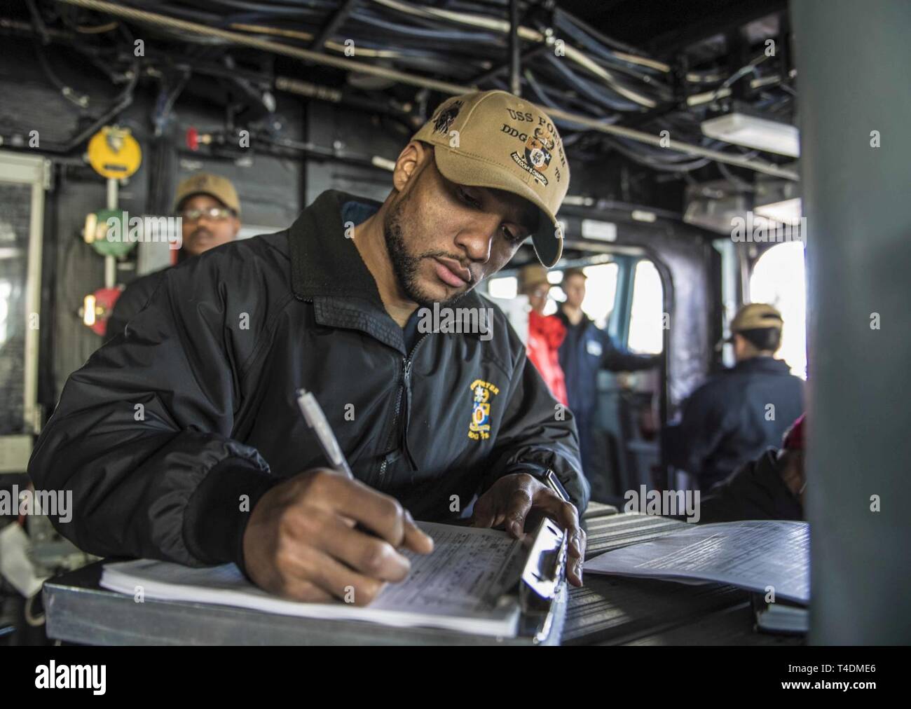 Scotland (March 31, 2019) Yeoman 1st Class Delwayne Stepney writes in ...