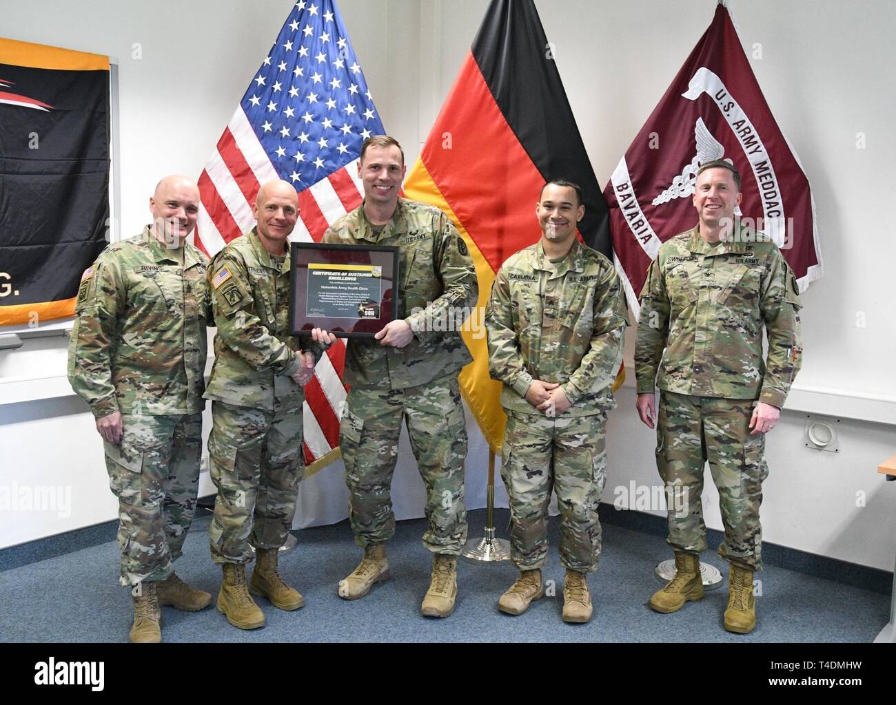 Regional Health Command Europe commanding general, Brig. Gen. Ronald T ...