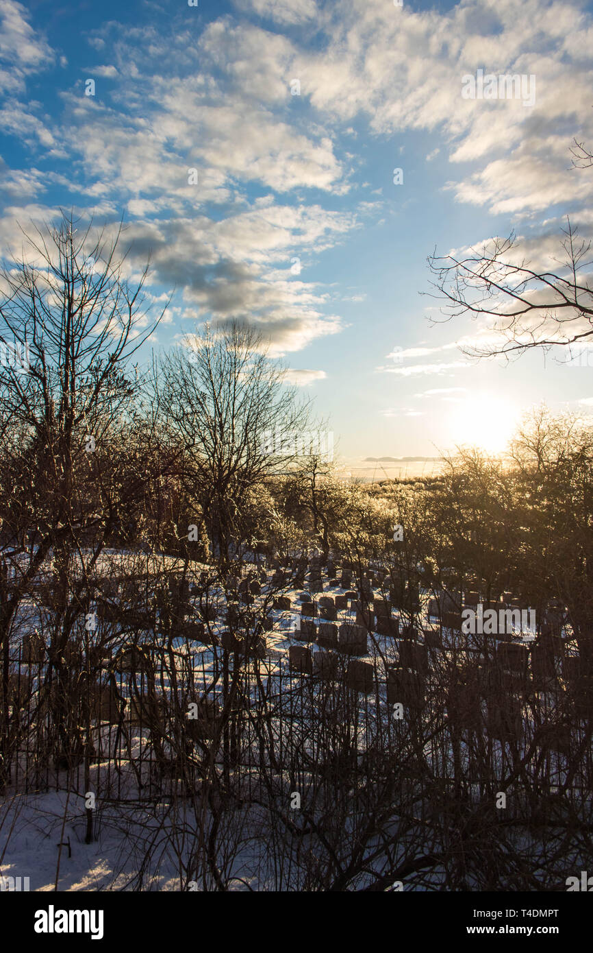 Montreal cemetery hi-res stock photography and images - Alamy