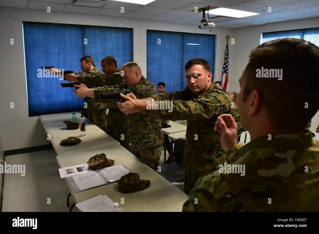 BELLE CHASSE, La. (March 22, 2019) Servicemembers demonstrate proper ...