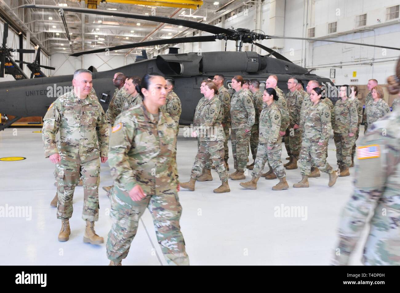 7220th medical support unit farewell ceremony hi-res stock photography ...